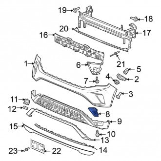 Volkswagen Atlas OEM Bumpers | Genuine Front & Rear Bumpers — CARiD.com
