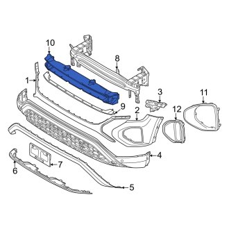 Volkswagen Atlas OEM Bumpers | Genuine Front & Rear Bumpers — CARiD.com