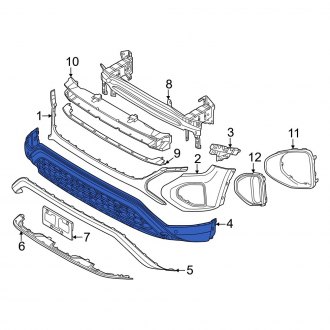 Volkswagen Atlas OEM Bumpers - Genuine Front & Rear Bumpers | CARiD