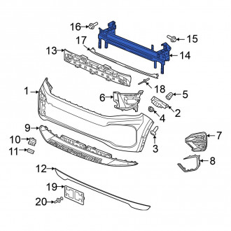 Volkswagen Atlas OEM Bumpers | Genuine Front & Rear Bumpers — CARiD.com