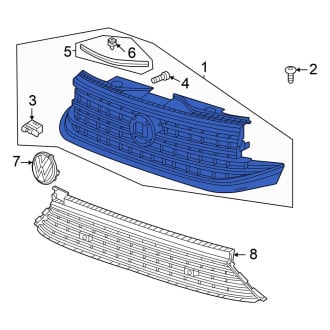 Volkswagen Atlas Replacement Grilles - Moldings, Brackets | CARiD
