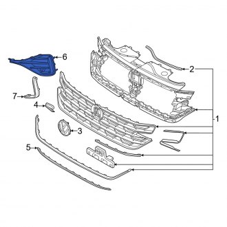 Volkswagen Atlas OEM Bumpers - Genuine Front & Rear Bumpers | CARiD