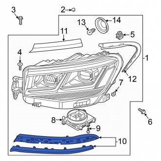 Volkswagen Replacement Headlight Bezels & Trim — CARiD.com