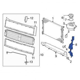 Volkswagen Atlas Header Panel Brackets & Hardware — CARiD.com