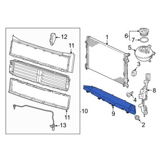 Volkswagen Atlas Header Panel Brackets & Hardware — CARiD.com