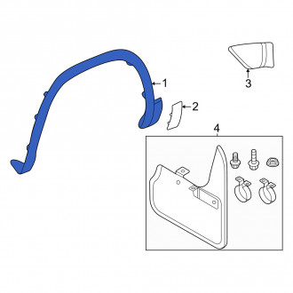 Volkswagen Atlas Replacement Fender Moldings & Trim | CARiD