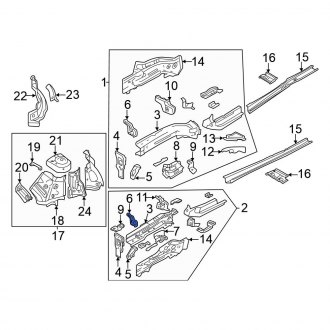 Volkswagen Tiguan Replacement Chassis Frames & Rails - CARiD.com