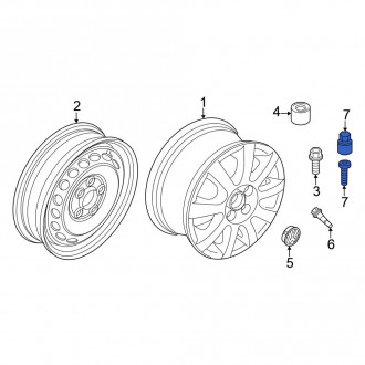 Volkswagen Atlas OEM Wheels & Tires | Lug Nuts, TPMS Sensors — CARiD.com