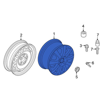 Volkswagen Atlas Factory Steel Wheels — CARiD.com