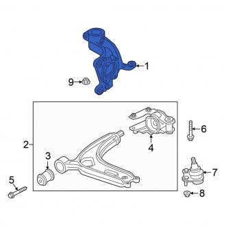 Volkswagen Atlas Steering Knuckles, Spindles & Components — CARiD.com