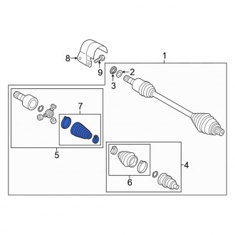 Volkswagen Atlas OEM Driveline & Axle Parts - Hubs, CV-Joints | CARiD