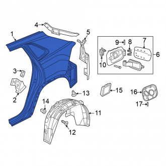 Volkswagen Atlas Replacement Quarter Panels — CARiD.com