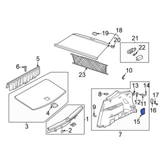 Volkswagen Atlas Trunk & Tailgate Moldings — CARID.com