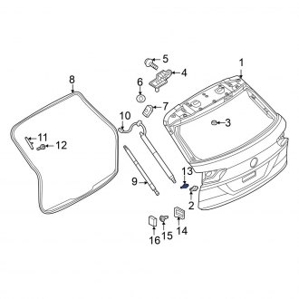 Volkswagen Atlas OEM Trunks & Parts | Lids, Rear Panels — CARiD.com