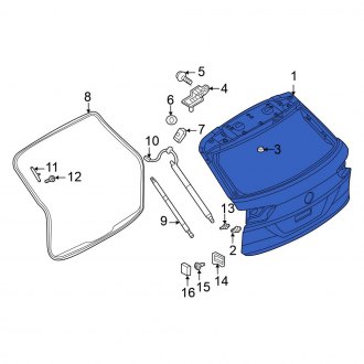Volkswagen Atlas Replacement Trunks & Tailgates | CARiD