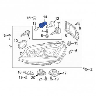 Volkswagen Golf OEM Signal Lights | LED, Parking, Corner — CARiD.com