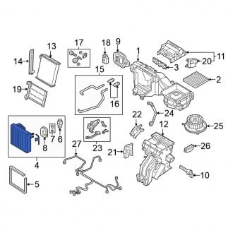 Volkswagen Tiguan OEM A/C & Heating Parts | Systems, Compressors ...