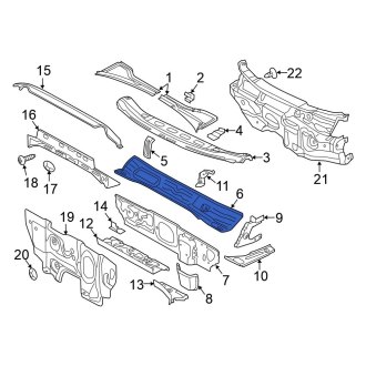 Volkswagen Golf Cowl Panels & Parts | Vent Grills — CARiD.com