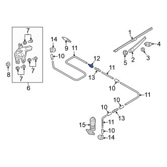 Volkswagen Touareg Washer Nozzles & Parts | CARiD