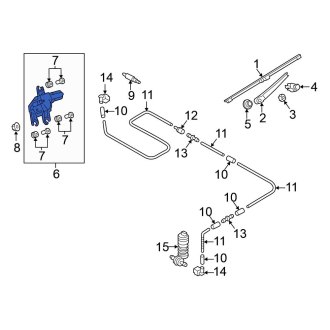 Volkswagen Taos OEM Wiper Blade & Washer Parts | Motors, Arms — CARiD.com