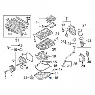 Volkswagen Tiguan OEM Engine Parts | Rebuild Kits, Pistons — CARiD.com