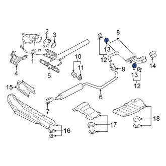 Volkswagen Taos OEM Exhaust Parts | Systems, Tips, Pipes — CARiD.com