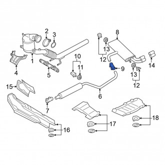 Volkswagen Golf OEM Exhaust Parts | Systems, Tips, Pipes — CARiD.com