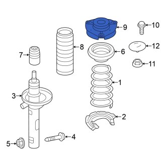 Volkswagen OEM Suspension Parts | Factory Shocks & Struts — CARiD.com