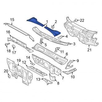 Volkswagen Golf Cowl Panels & Parts | Vent Grills — CARiD.com