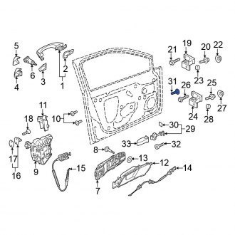 Volkswagen Golf GTI Window Hardware — CARID.com