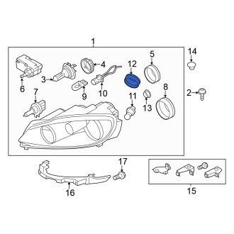 Volkswagen Touareg OEM Headlights | Projector, LED, HID, Halo — CARiD.com