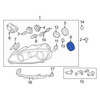 Volkswagen Touareg OEM Headlights | Projector, LED, HID, Halo — CARiD.com
