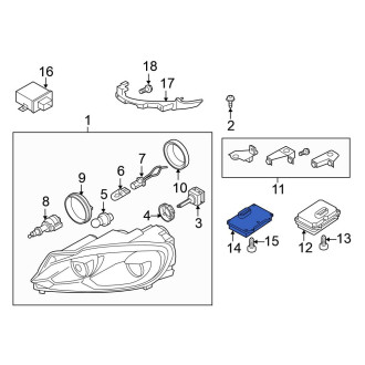 Volkswagen Touareg OEM Headlights | Projector, LED, HID, Halo — CARiD.com