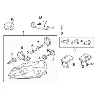 Volkswagen Golf OEM Lighting | Headlights, Fog & Tail Lights — CARiD.com