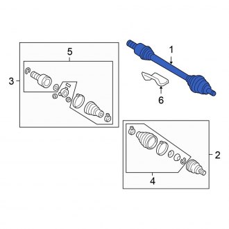 Volkswagen Jetta OEM Driveline & Axle Parts | Hubs, CV-Joints — CARiD.com