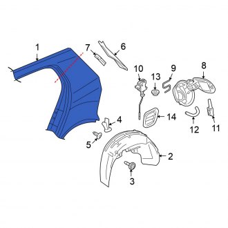 Volkswagen Golf GTI OEM Quarter Panels & Parts | Rear & Front — CARiD.com