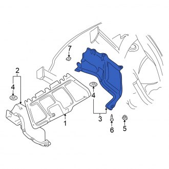 Volkswagen Inner Fenders | Wells, Liners, Splash Shields — CARiD.com