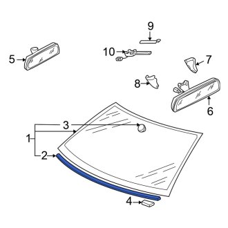 Volkswagen Golf Window Trim | Moldings, Pillar Posts — CARiD.com