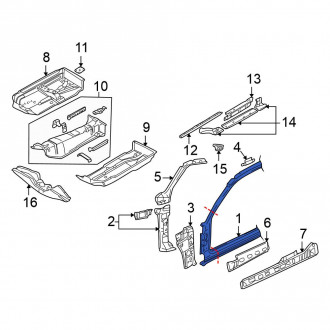 Volkswagen Golf GTI Pillars | Assemblies, Door Jambs, Braces — CARiD.com