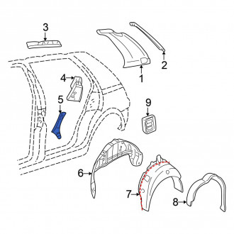 Volkswagen Jetta OEM Quarter Panels & Parts | Rear & Front — CARiD.com