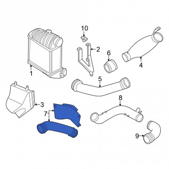 Volkswagen Jetta Intercooler Hoses & Pipes | Clamps, Kits — CARiD.com