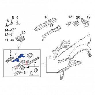 Volkswagen Golf GTI Replacement Chassis Frames & Rails - CARiD.com