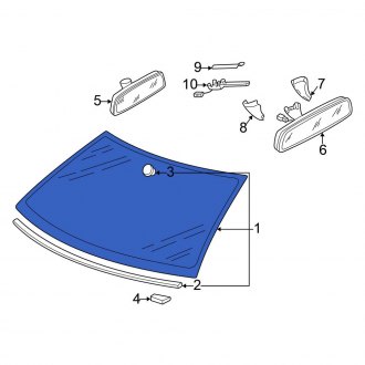 Volkswagen Jetta Replacement Windshield Glass — CARiD.com