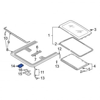 Volkswagen Jetta OEM Roofs & Parts - Panels, Drip Rails | CARiD