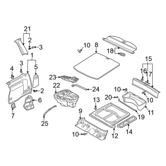 Volkswagen Taos Fender Support Braces & Hardware — CARiD.com