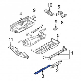 Volkswagen Jetta Rocker Panel Hardware | Clips, Brackets — CARiD.com