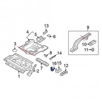 Volkswagen Jetta Rocker Panel Hardware | Clips, Brackets — CARiD.com