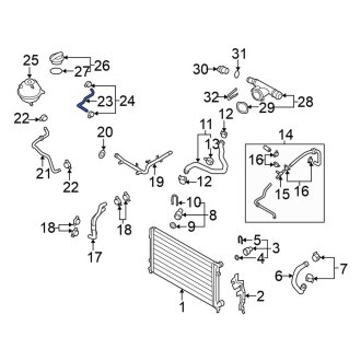 Volkswagen OEM Engine Cooling Parts | Radiators, Fans, Pumps — CARiD.com