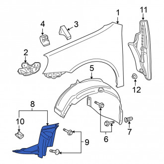 Volkswagen Jetta Inner Fenders | Wells, Liners, Shields — CARiD.com