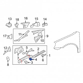 Volkswagen Jetta Replacement Chassis Frames & Rails - CARiD.com